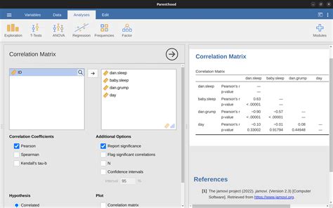 12 Correlation And Linear Regression Learning Statistics With Jamovi