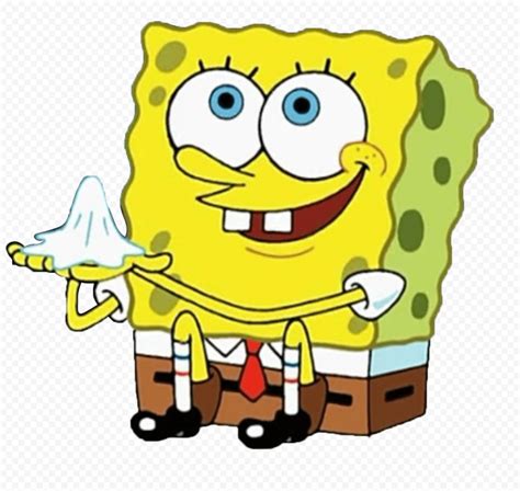 Hd Spongebob Happy Face Smiling Illustration Png Citypng