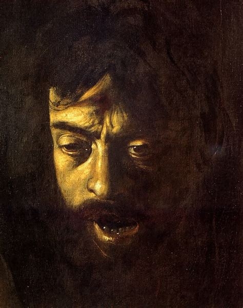 Le Caravage Autoportrait Détail De David Et Goliath Le Peintre
