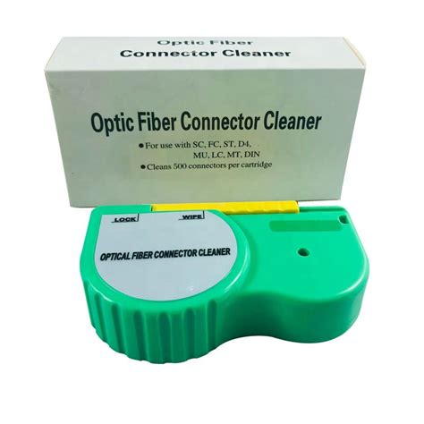 Export Cleaning Cassette Fiber Optic Connector Cleaner For Sc Fc Lc St