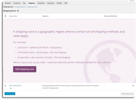 Setting Up WooCommerce Shipping Zones XAdapter