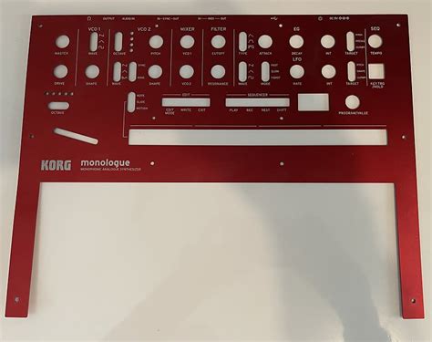 Korg Monologue Red Cover Reverb