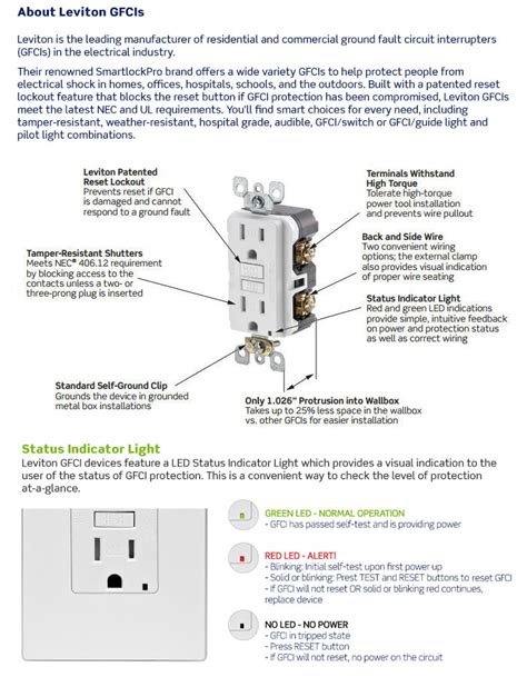 Leviton Gfci Receptacle Wiring Diagram Wiring Diagram