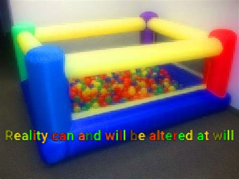 Inflatable Ball Pit With Colorful Balls Dreamcore Aesthetic