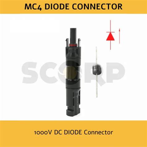 Sunlight Solar MC4 Diode Connector Packaging Type Box 15a 1000v Dc At Rs 150 Pair In