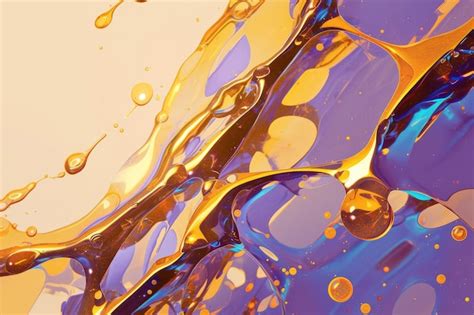 Soft Focus Abstract Background With Liquid Motion Effects Premium Ai Generated Image
