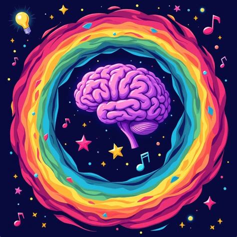 Free Creative Brain Vortex Image Brain Rainbow Vortex Download At