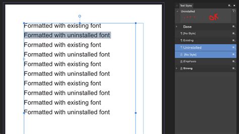 APub Text Styles Broken On Font Change Pre V Archive Of Desktop Questions MacOS And Windows