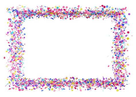 Confetti Border Background At Leon Hendricks Blog