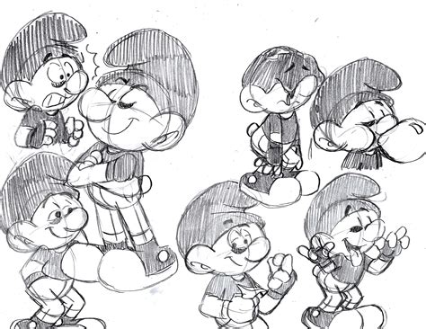Emo Smurf 2023 Model Sheet 7 By Grishamanimation1 On Deviantart