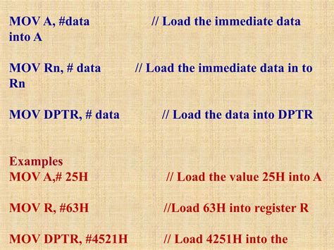Microcontroller 8051 Addressing Modes PPT
