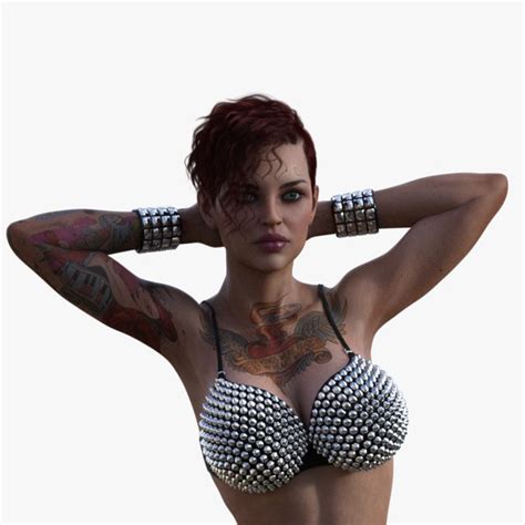 3d Female Sexy Girl Model Turbosquid 1403516