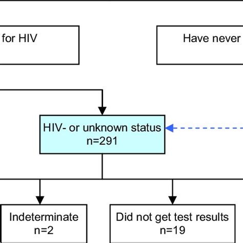 Hiv Status Flow Chart Download Scientific Diagram