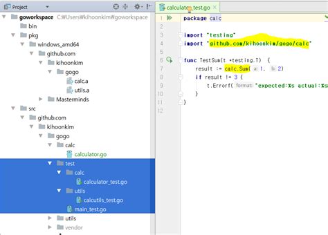 golang test code vendor 이녀석 KihoonKim Dev
