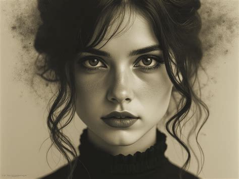 Female Ghost Hunter A Sepia Toned Face Portrait Of By Jameshosie1995 On Deviantart