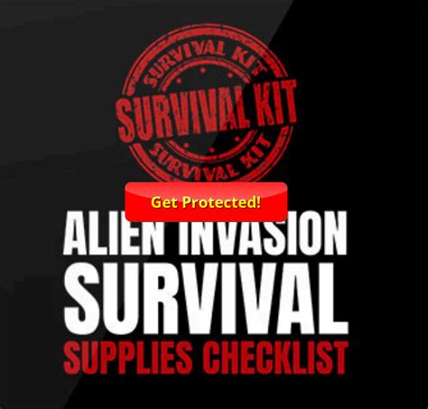 Alien Invasion Survival Kit Tactical Essentials For The Unknown Pro Security Squad