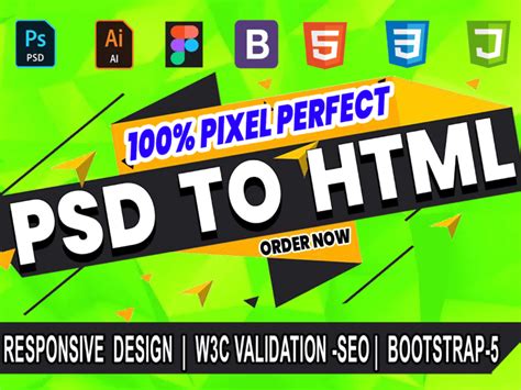 Figma To Html Psd To Html Xd To Html Responsive Bootstrap 5 Upwork