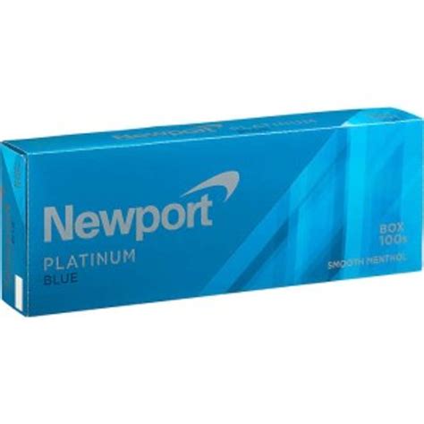 Newport Platinum Blue Box 100s Sun Wholesale Inc