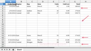 How To Delete Empty Rows In LibreOffice Calc Sheet