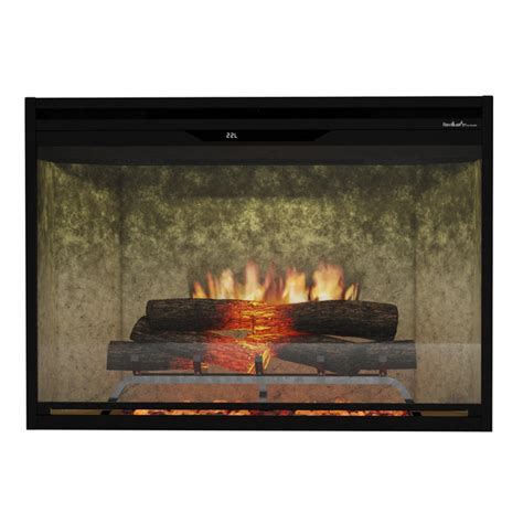 Dimplex 36 In Revillusion Built In Electric Fireplace With Weathered C Electric Fireplaces Direct