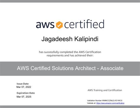 jagadeesh kalipindi on linkedin aws architect wissen