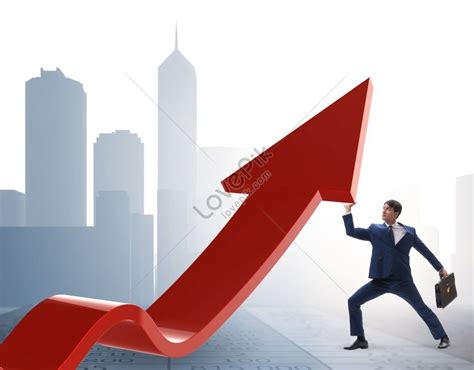 차트 그래프 사진에서 경제 성장을 보여주는 사업가 사진 무료 다운로드 Lovepik