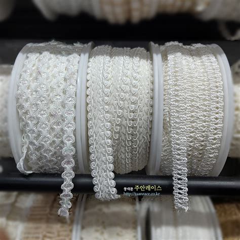 주안레이스 기본30마 웨딩 자바라끈 트림줄 자바라테이프 의류부자재 리본공예재료 Diy악세사리부자재 위시버킷
