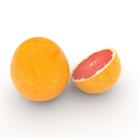 Pomelo 3d Model 28 C4d Dae Fbx Max Obj Blend Free3d