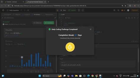Krishika Bhandari On Linkedin Day64 100daysofcodingchallenge Leetcode Dailyquestion
