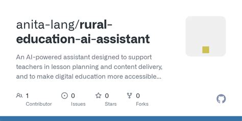 Github Anita Langrural Education Ai Assistant An Ai Powered Assistant Designed To Support