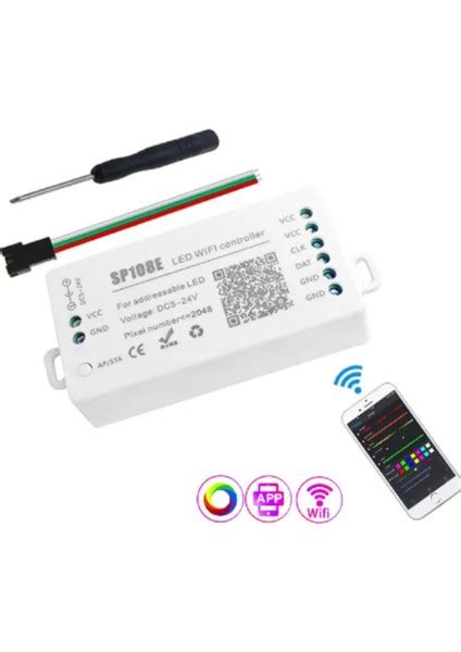 Hazar Led Sp108e Adreslenebilir Ws2811 Ws2812 Şerit Led Fiyatı