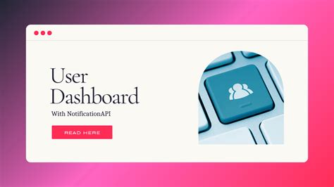 Announcing User Dashboard