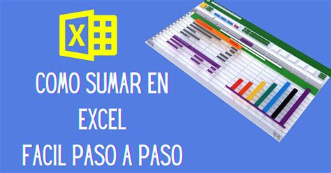 Como Sumar En Excel Facil Paso A Paso
