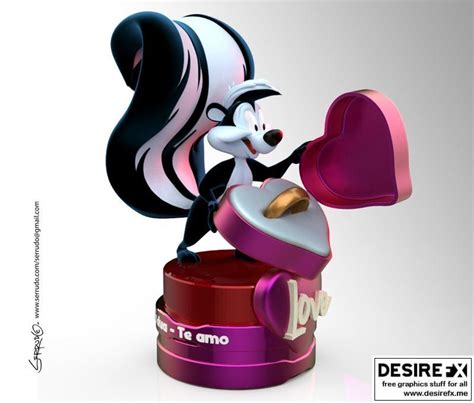 Desire Fx 3d Models Pepe Le Pew 3d Print Model Stl