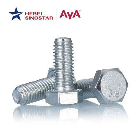 China Galvanized Hexagon Bolt Manufacturers, Suppliers - Factory Direct ...