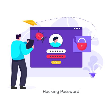 Hacking And Cracking Password 2902225 Vector Art At Vecteezy