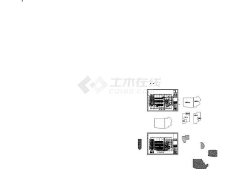 某工商局cad施工图设计土木在线
