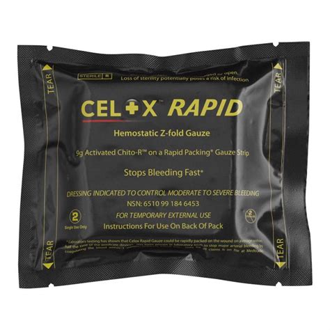 Celox Rapid Haemostatic Z Fold Gauze Medtree