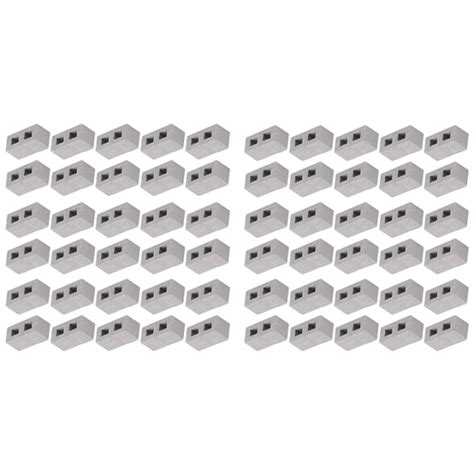 60 Packs Cinder Blocks 112 Scale Mini Bricks Concrete Miniature Bricks