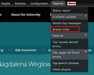 Fixing Broken Links In Drupal IT Help And Support