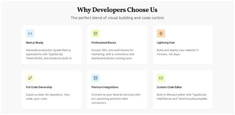 Unshift Ai Visual Nextjs Builder For Speed Clean Code And Full Control
