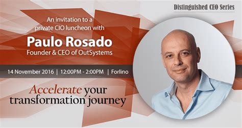 Distinguished Ceo Series With Paulo Rosado Spark