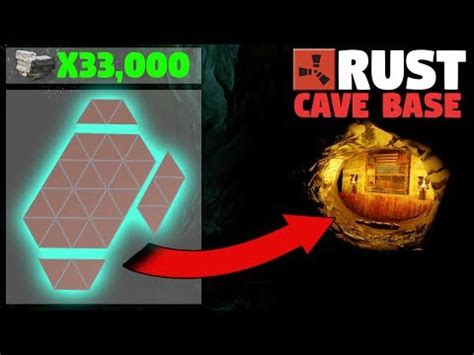 SOLO Or Small Group Cave Base Design Layout Rust Base Building Playrust