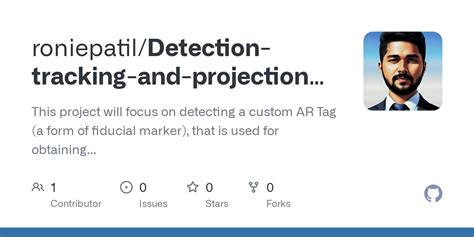 Github Roniepatildetection Tracking And Projection For Augmented Reality Ar This Project