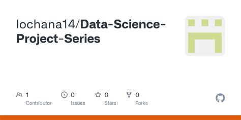 GitHub Lochana Data Science Project Series