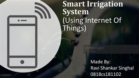 Iot Wala Project Smart Irrigation System Ppt