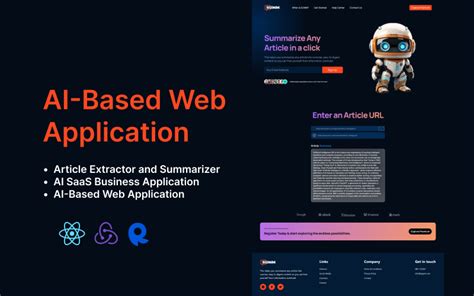 Summ—article Extractor And Summarizer—ai Saas Business Application