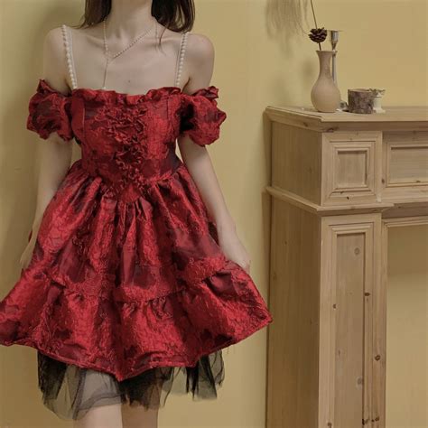 당일발송m 셀프웨딩촬영룩브라이덜샤워파티룩 빈티지 궁전 공주 요정 얇은 여름 뷔스티에 끈나시 반팔 원피스 드레스