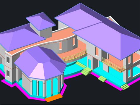 《cad三维建筑建模作品集：3d的鼻祖》 Bimreviter 站酷zcool