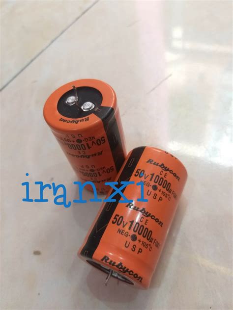 Capasitor Kapasitor Elco 10000uf 50v Rubycon Original Usp Lazada Indonesia
